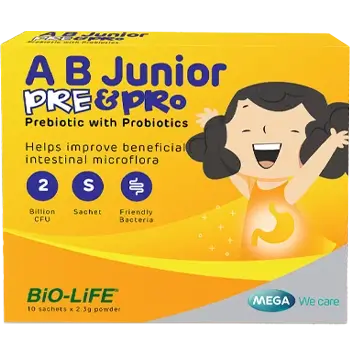 AB Junior Pre & Pro: Improve Gut Health & Immunity | MegaWeCare